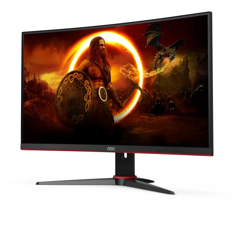 Monitor AOC - 27" Full HD Curvo VA / 240Hz / 0.5ms / AMD FREESYNC ...