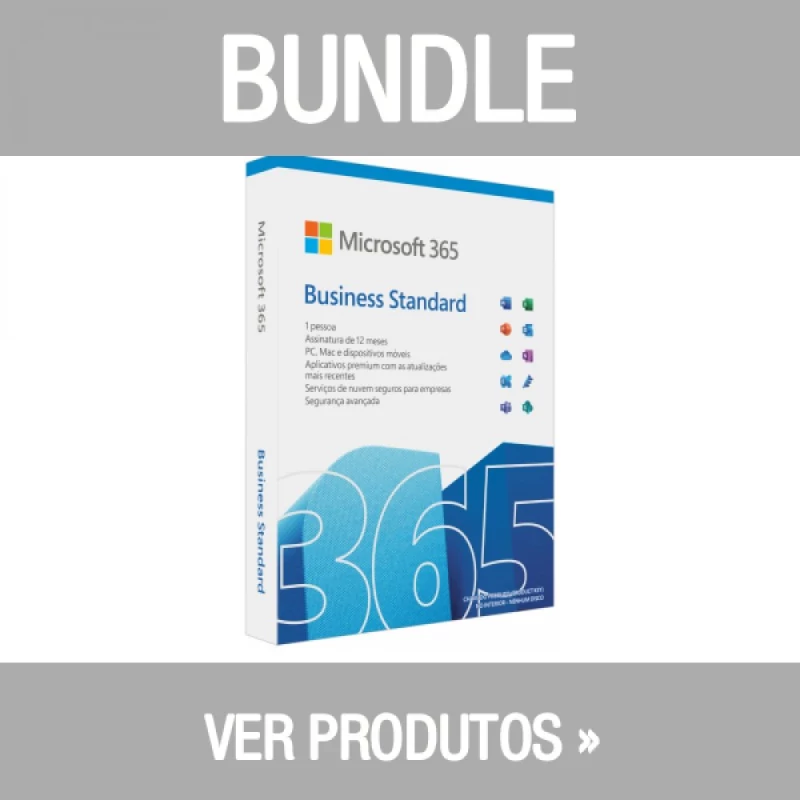 Bundle MICROSOFT 2x M365 Bus Standard Retail PT Subscription 1 License ...