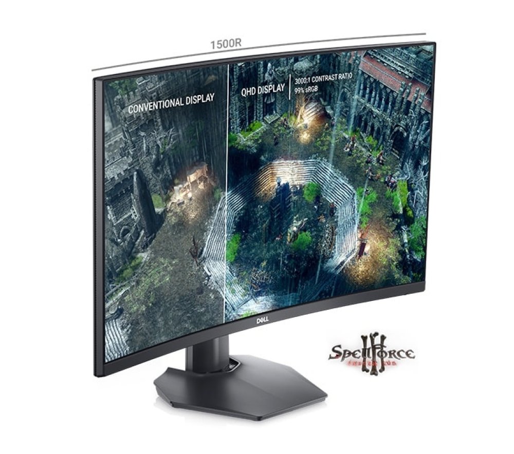 Monitor DELL - 27" 2K Quad HD Curvo / 165Hz / 1ms / AMD FreeSync ...