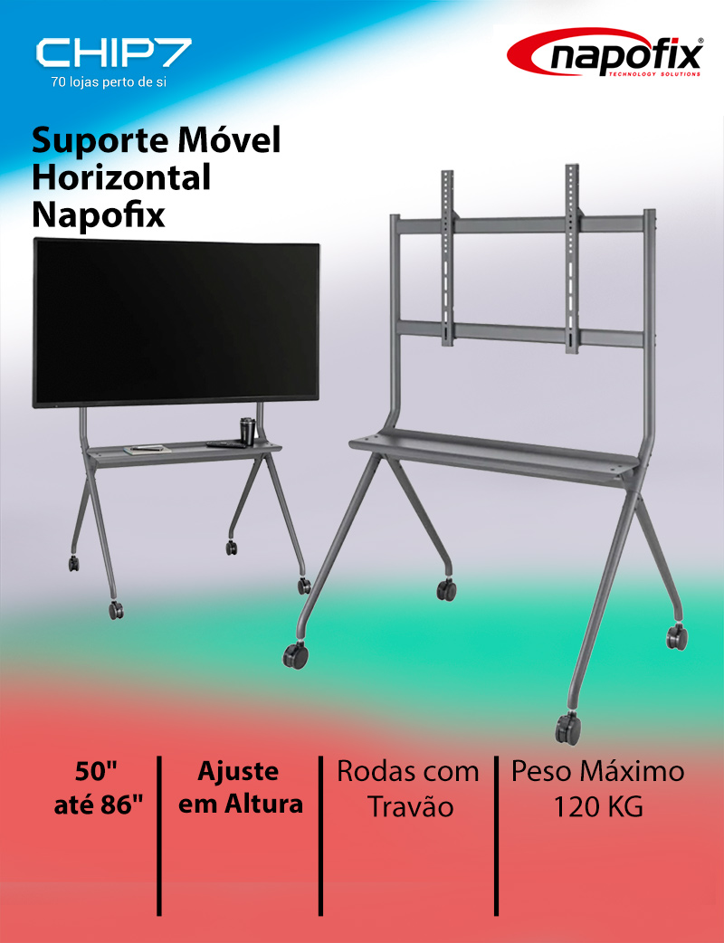 Suporte Móvel Horizontal Napofix - VWA1165 | CHIP7