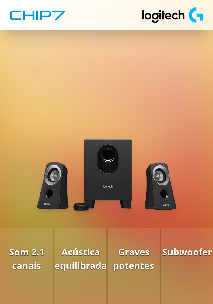 Colunas 2.1 Logitech Z313 | CHIP7