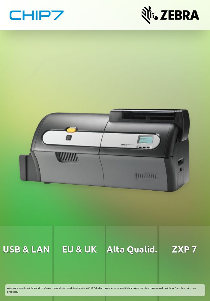 ZXP SERIES 7 SS USB LAN EU+UK PRNT | CHIP7