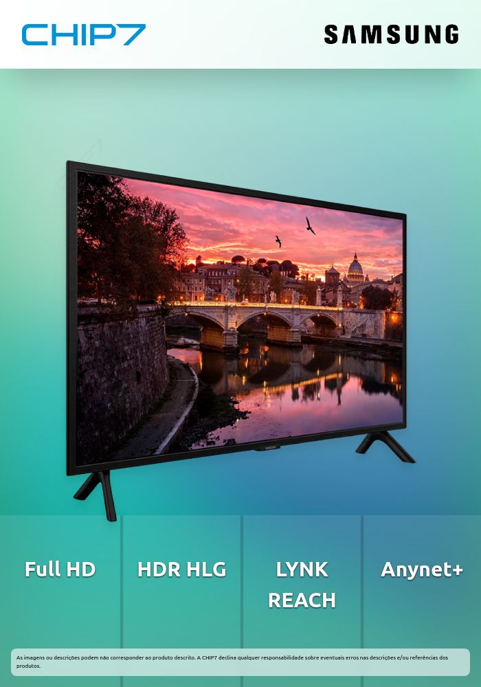 Televisão TV Samsung - 32" Full HD / Smart TV / Hospitality - Série ...