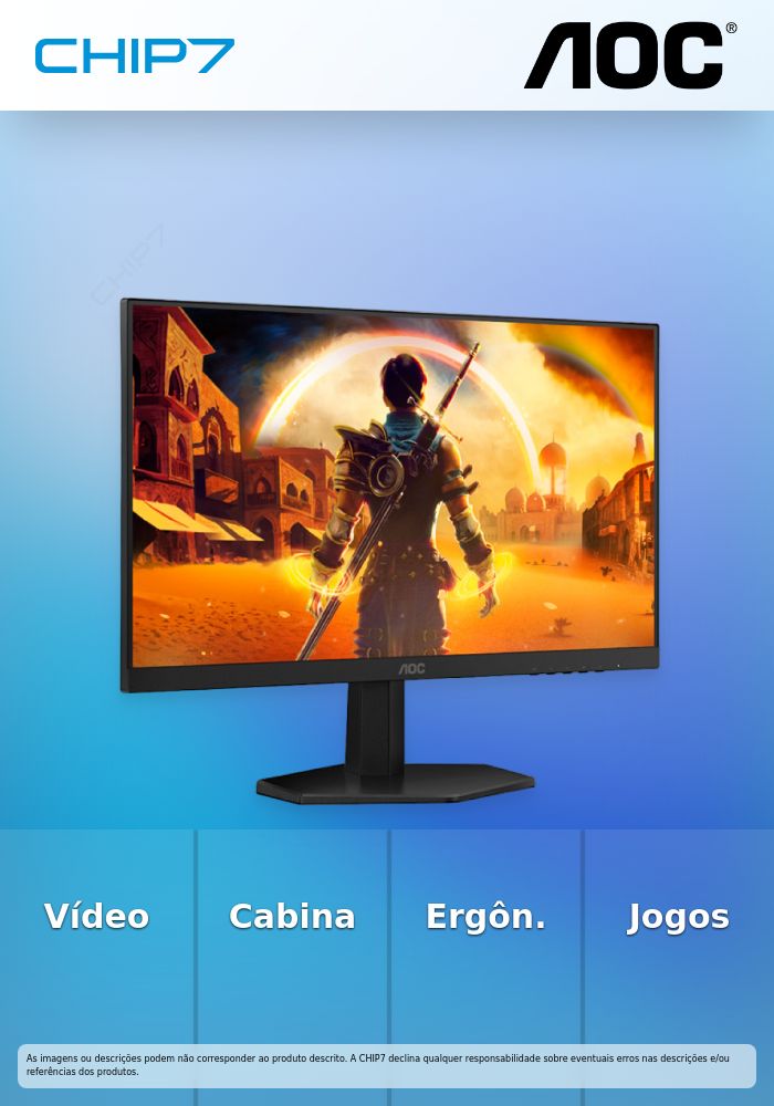 Monitor AOC - 24.5" / Full HD / Fast IPS / 0.5 ms / 180 Hz / HDMI DP ...