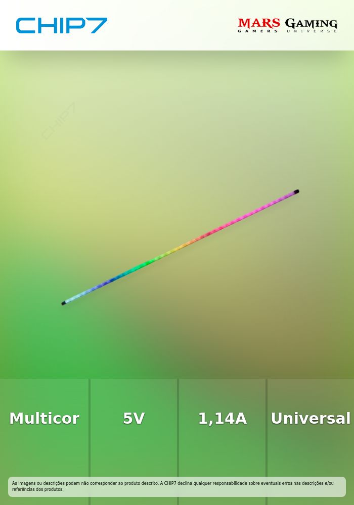MARS GAMING CABO ILUMINAÇAO MLT-ONE NEON RGB LED STRIP 550M ARGB | CHIP7