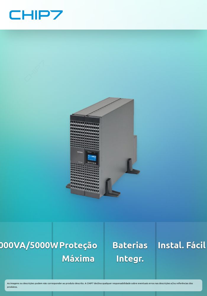 SOCOMEC NETYS RT 5000VA/5000W VFI UPS 1/1 WITH BATTERY INTEGRATED ...