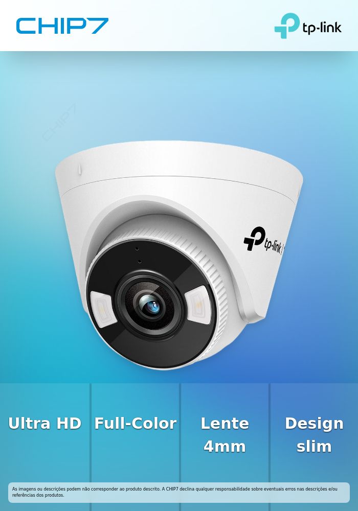 VIGI C450(4mm), 5MP Full-Color Turret Network Camera | CHIP7