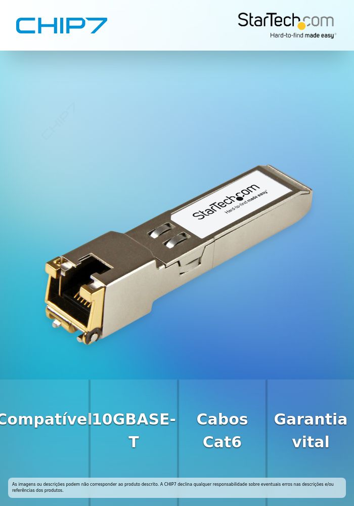 StarTech.com Arista Networks AR-SFP-10G-T Compatible SFP+ Module, 10GBASE-T, SFP+ to RJ45 Cat6 ...