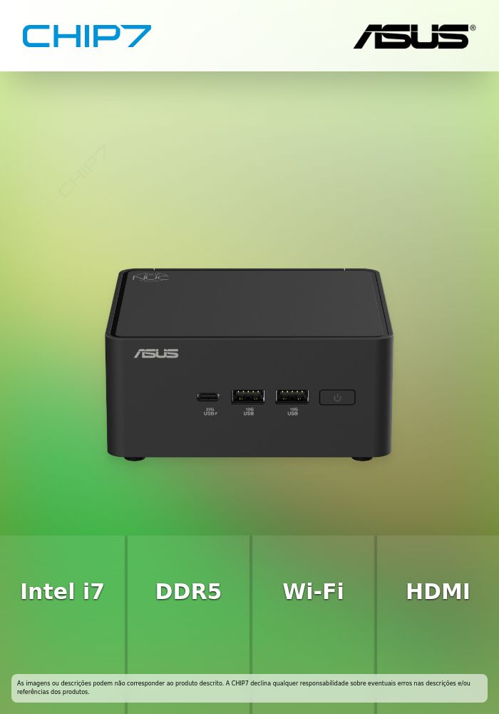 ASUS NUC 15 PRO C7 240H RNUC15CRHC500002 DDR5 WIFI BT 2HDMI TALL | CHIP7