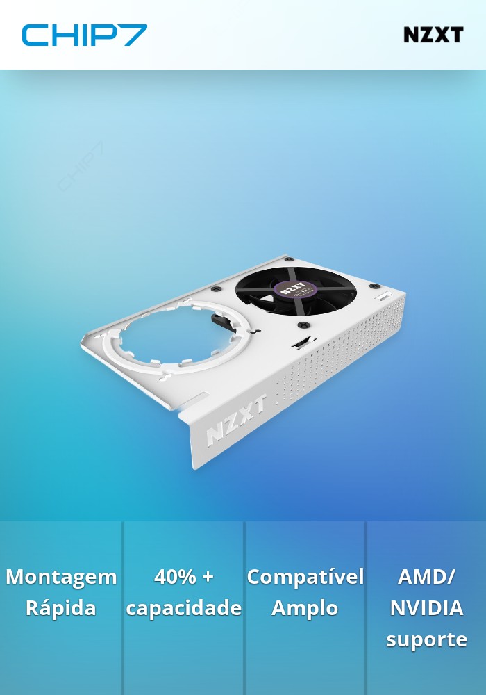 Kit para GPU NZXT Kraken G12 Branco | CHIP7