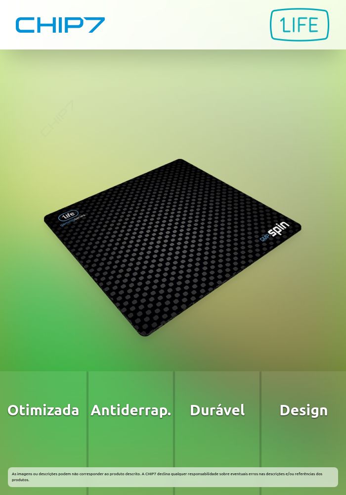 1Life gmp: spin - Tapete de rato gaming | CHIP7