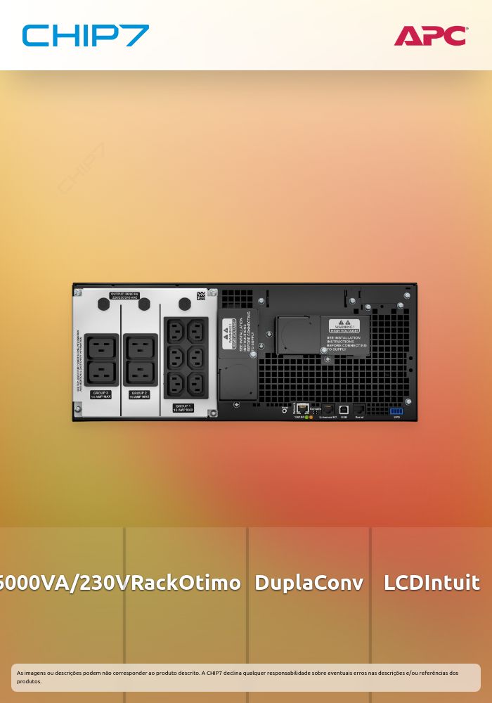 Ups Apc Srt 6000 Va Rm 230v Chip7