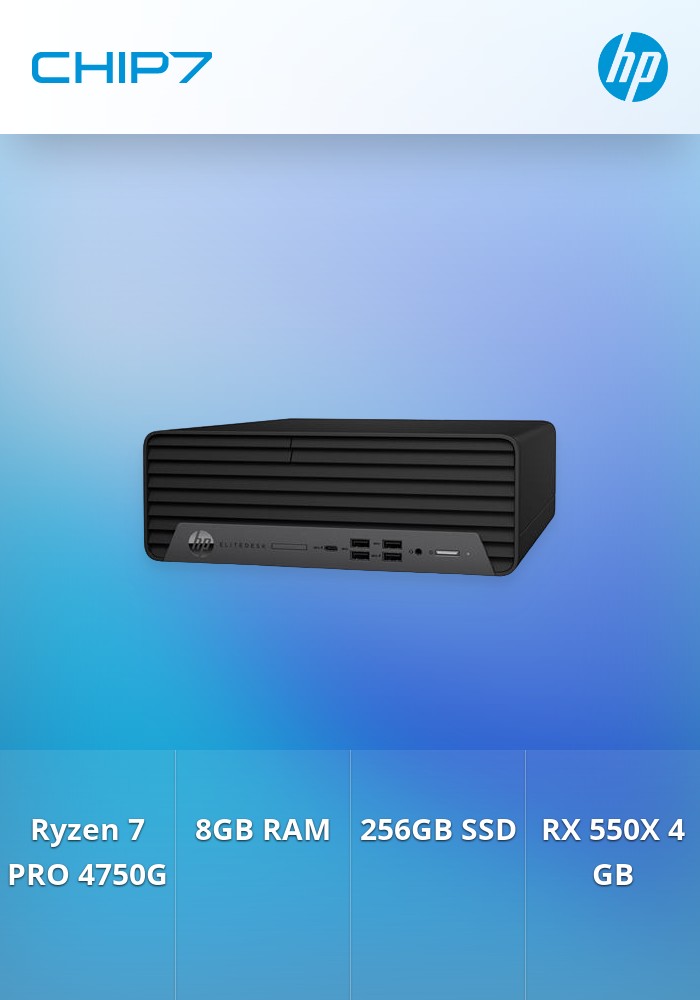 EliteDesk 805 G6 SFF - AMD Ryzen 7 PRO 4750G 3.6 GHz Octa-Core, 8GB ...