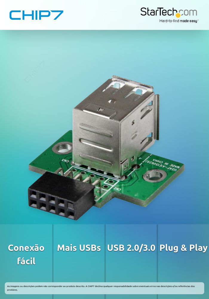 HEADER USB PARA PLACA BASE | CHIP7