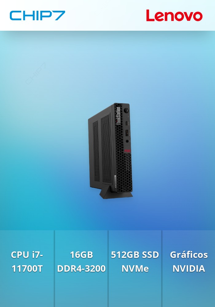 ThinkStation P350 Tiny, Intel Core i7-11700T (1.40GHz, 16MB), Windows ...