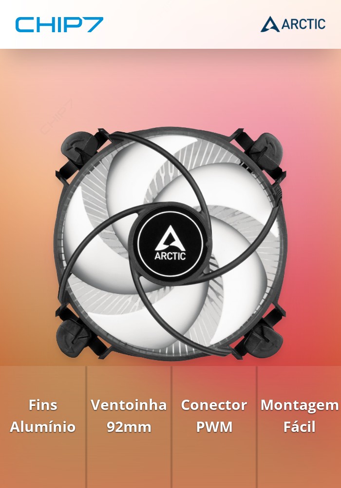 Cooler CPU Arctic Alpine 17 92MM LGA 1700 | CHIP7