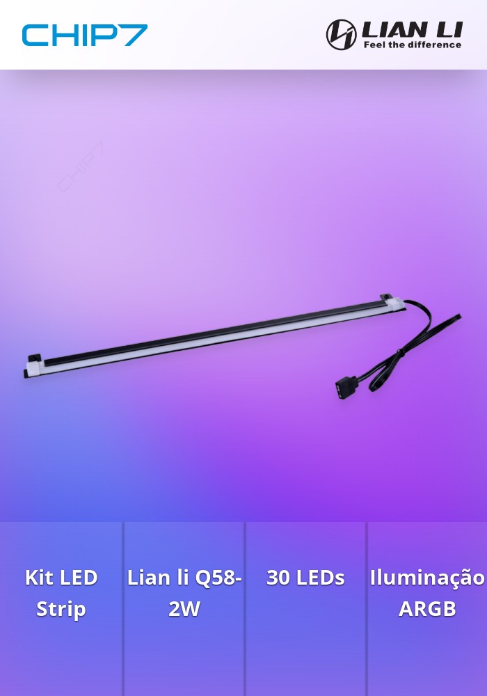 Lian li Q58-2W LED Strip Kit Preta | CHIP7