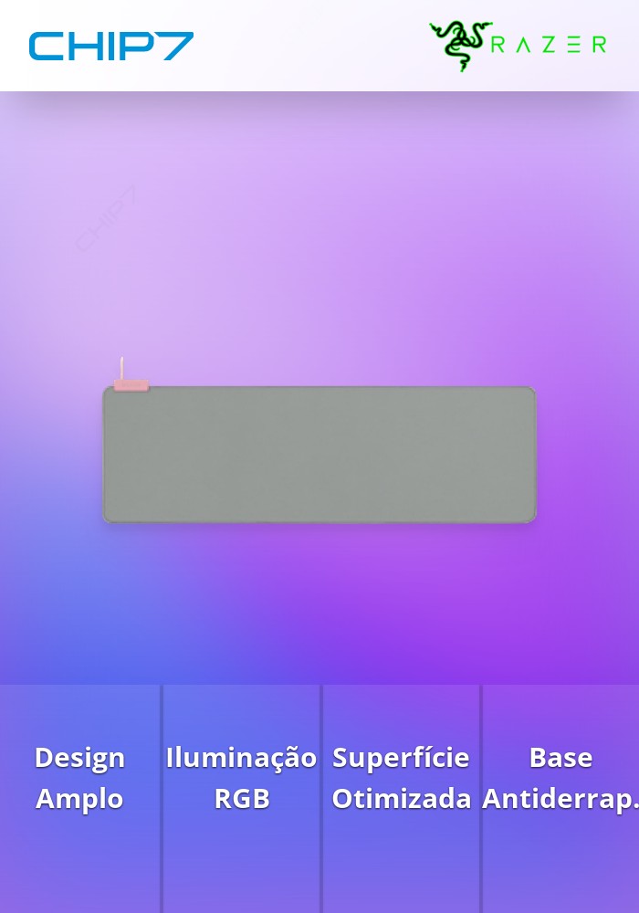 Tapete para rato Razer Goliathus Extended Chroma - Quartz | CHIP7