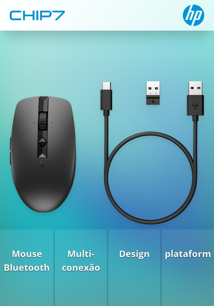 715 Rechargeable Multi-Device Bluetooth Mouse | CHIP7