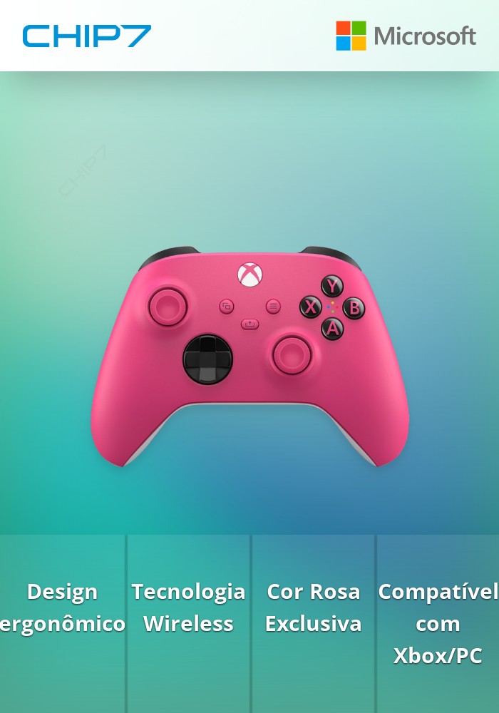 Comando Xbox Wireless Controller Rosa Escuro | CHIP7