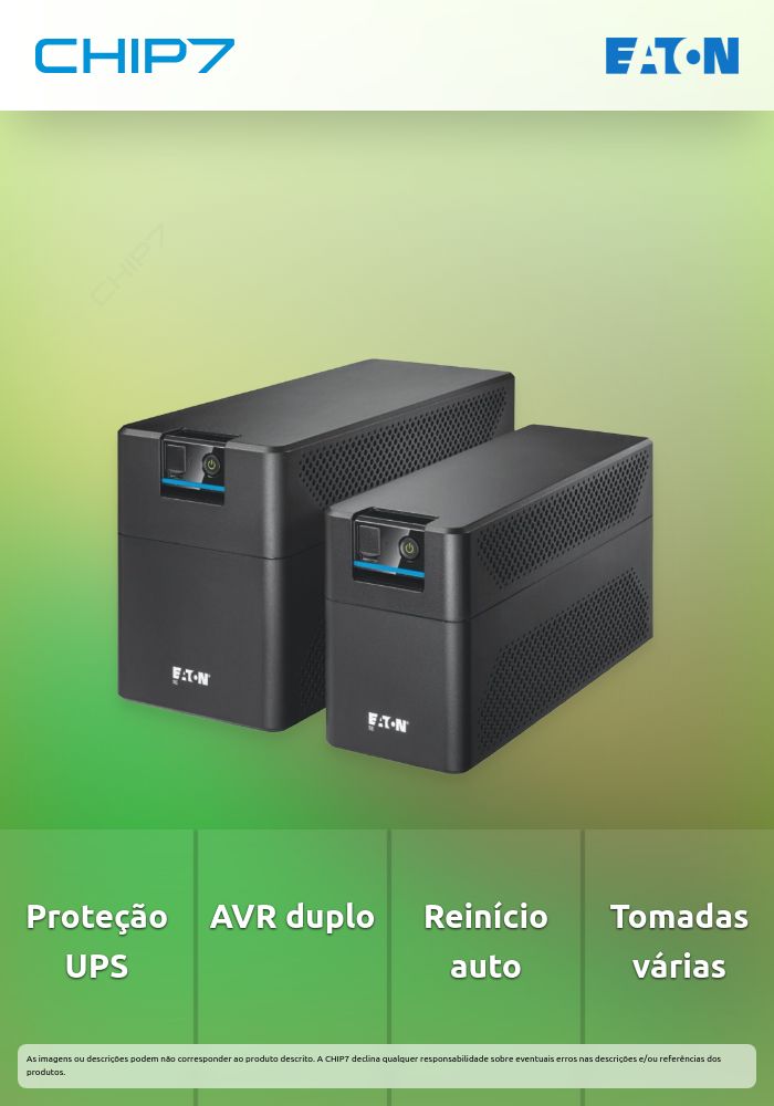 UPS Line-interactive Eaton 5E Gen2 700VA/360W Schuko (DIN) | CHIP7