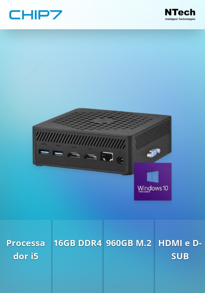 Mini PC NUC NTECH - I5 1135G7 / 16GB RAM / 960GB SSD / 2xHDMI VGA ...