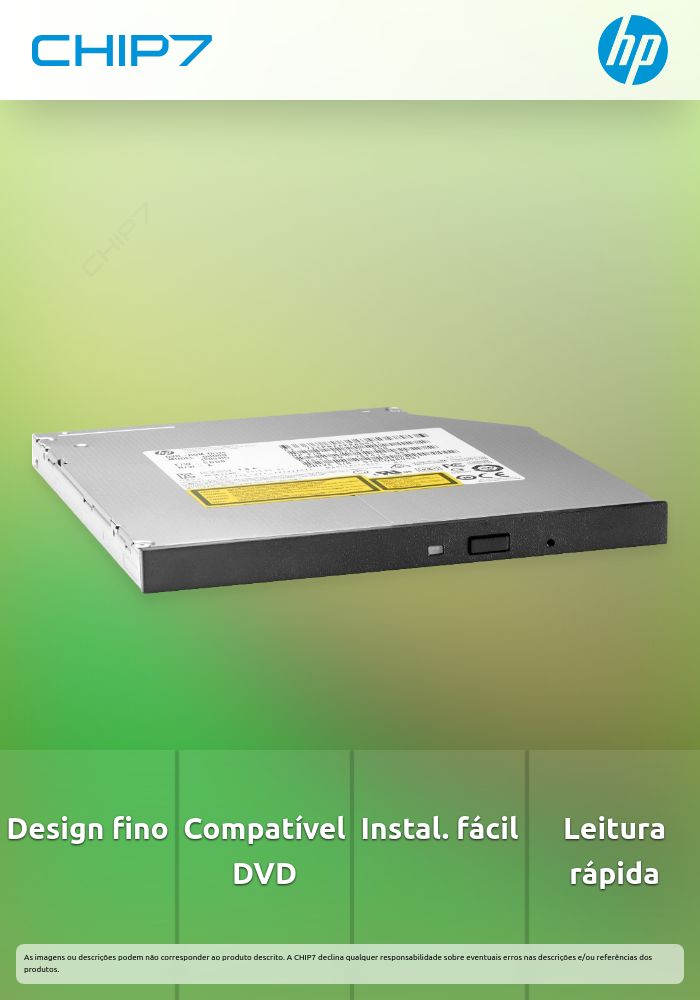HP 9.5mm Slim DVD-ROM Drive | CHIP7