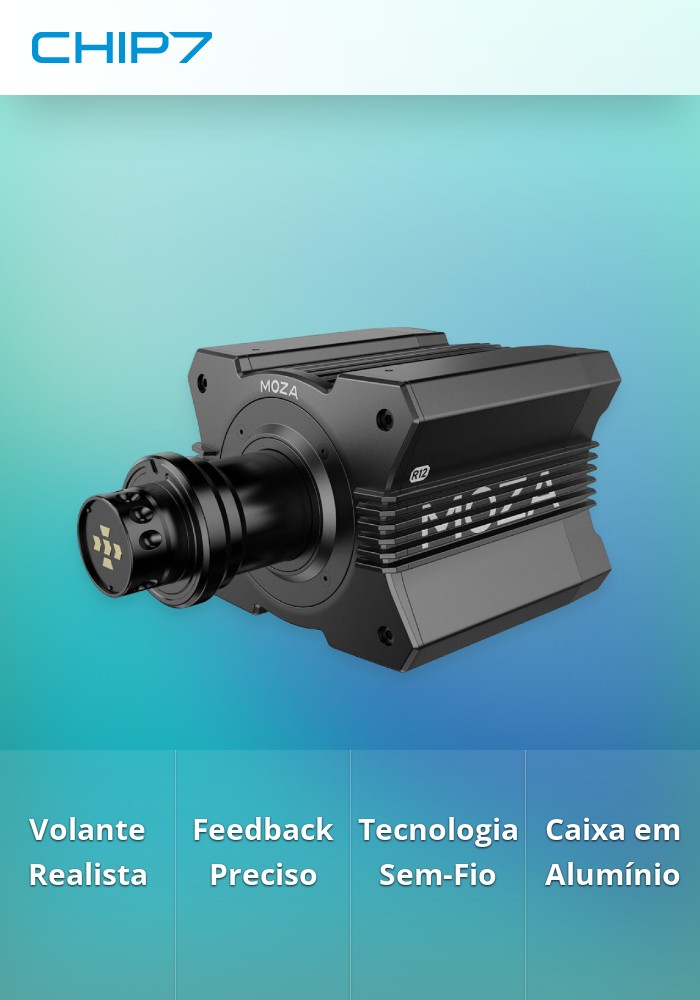 MOZA R12 Direct Drive Wheelbase (12nm) | CHIP7