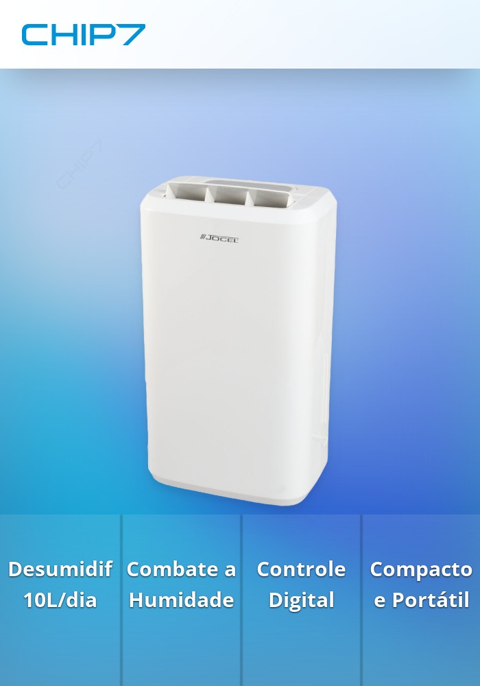 Desumidificador Jocel 10L/Dia JDE001290 | CHIP7