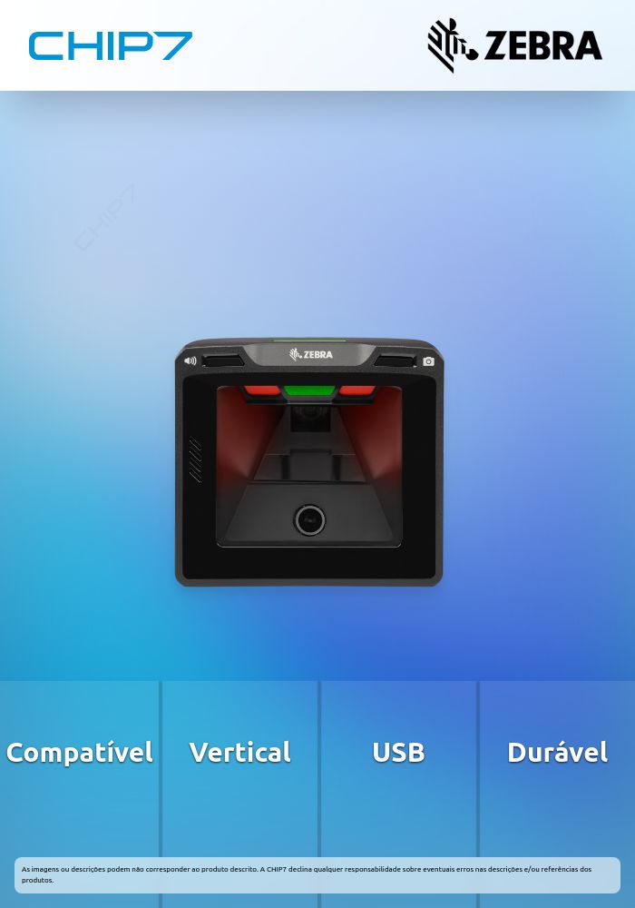 Kit de scanner vertical Zebra SP72-V SP7208-SV4U2100ZCW | CHIP7