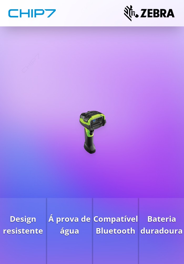 Leitor de código de barras Zebra DS3678-ER3U42A2SVW | CHIP7
