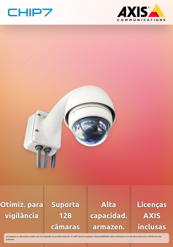 Servidor de gravação em rack AXIS Camera Station S1296 | CHIP7