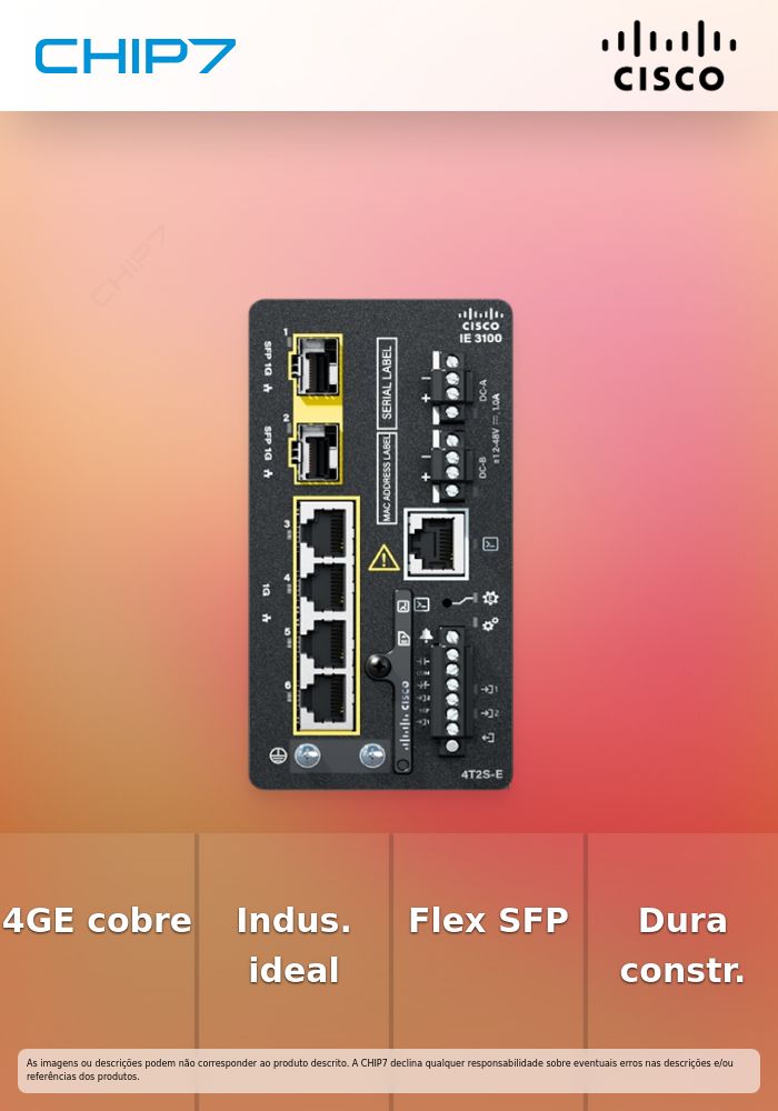 IE3100 W/4GE COPPER 2GE SFP CPNT | CHIP7