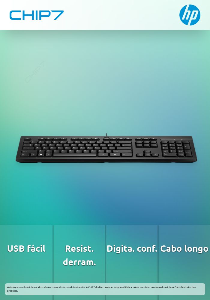 HP 125 WIRED KEYBOARD(P) | CHIP7