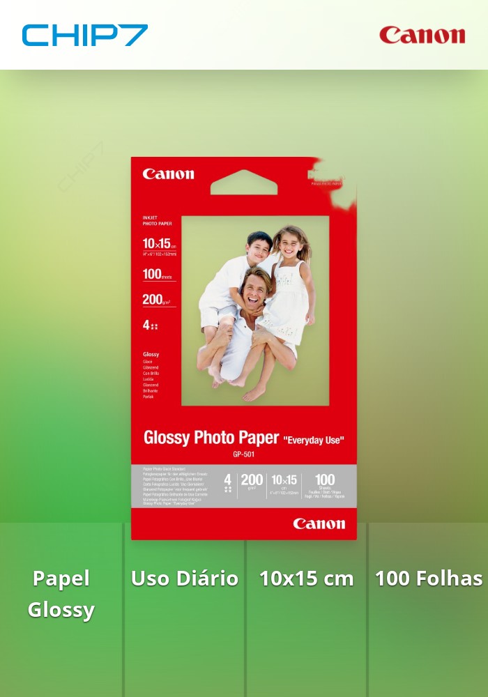 Papel Glossy Photo Paper Everyday Use 10x15 4x6 Cx 100 Folhas papel-glossy-photo-paper-everyday-use-10x15-4x6-cx-100-folhas